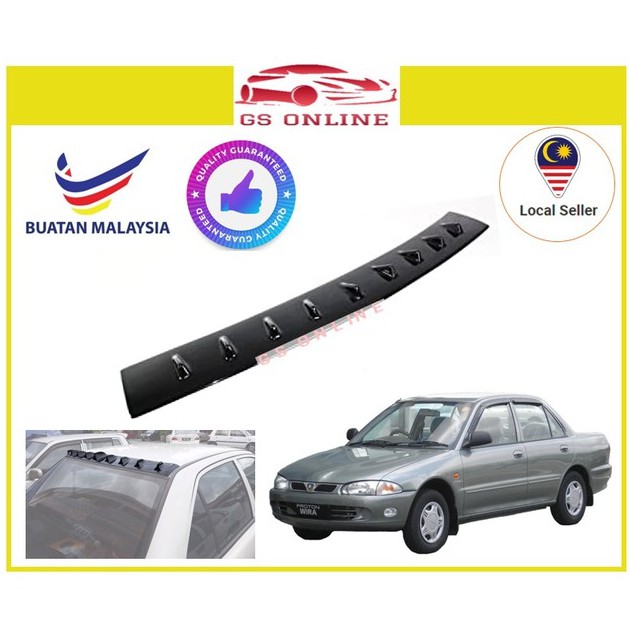 Proton Wira Sedan Vortex Generator Shark Fin Aerodynamic Rear Top Roof ...