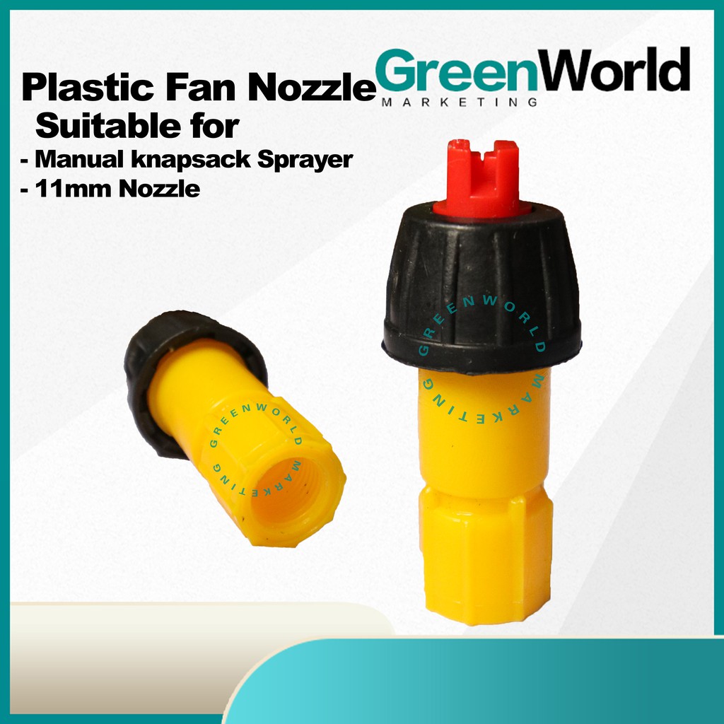 Plastic Fan Nozzle Manual Knapsack Sprayer Nozzle Kepala Tembaga Pam ...