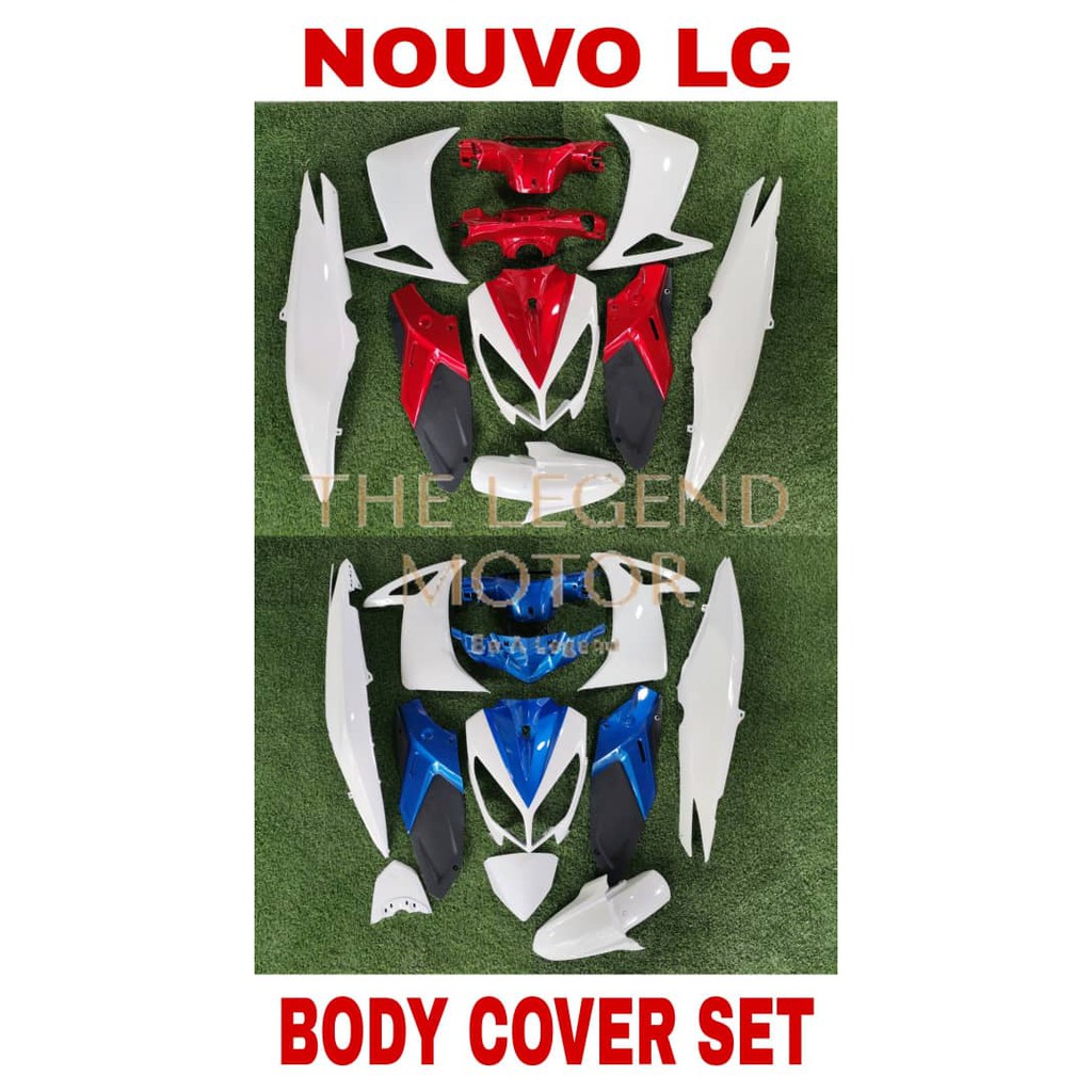 YAMAHA SCOOTER NOUVO LC NOUVOLC NOVOLC NOVO LC Coverset Body Cover Set ...