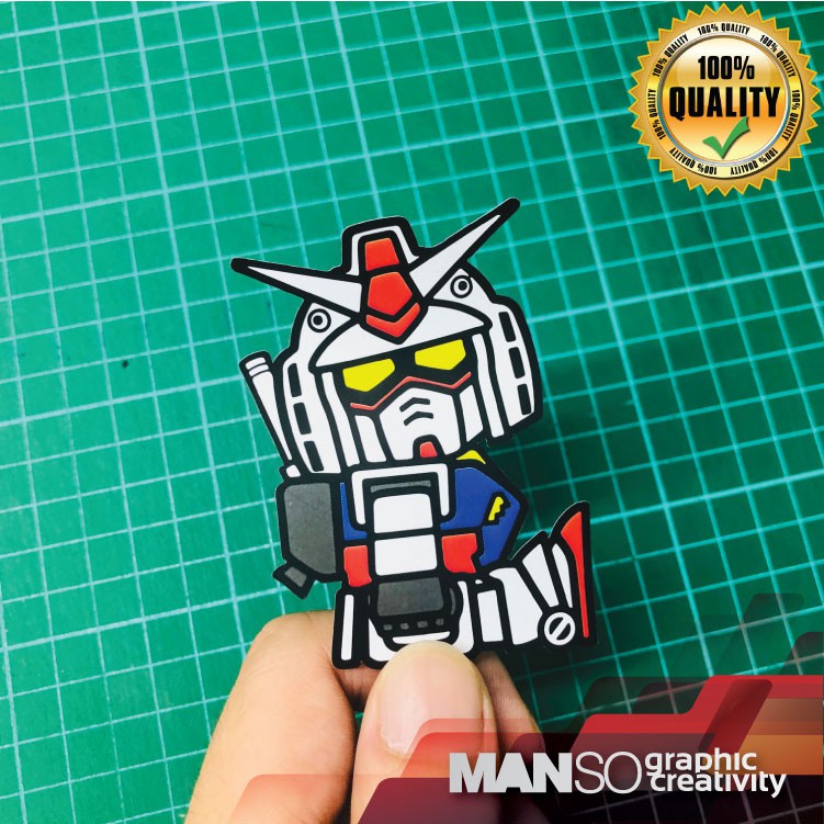 GUNDAM Cute sticker G110 mansographic | Shopee Malaysia