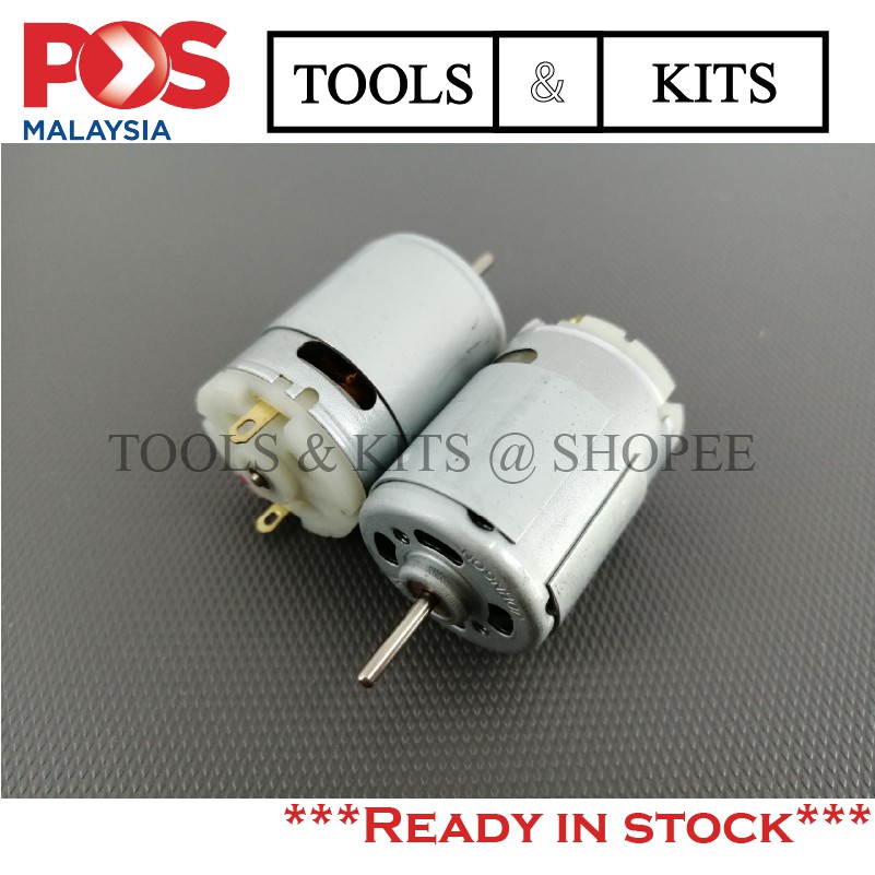 DC 3.6V 380 Motor 3700RPM 3-6V 0.95A for DIY Projects | Shopee Malaysia