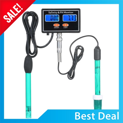 Best Deal 2-in-1 PH/Salinity Water Quality Monitor Multi-functional pH ...