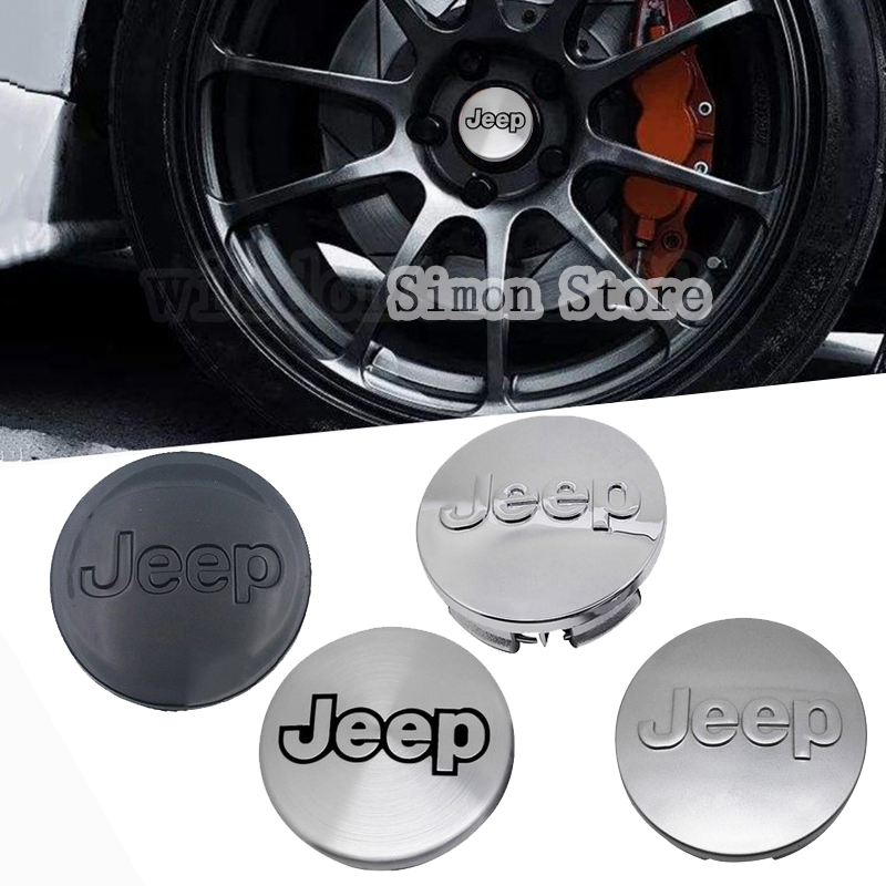 4pcs 5.6cm 6.4cm Jeep Grand Cherokee Wrangler Cherokee Compass Wheel ...