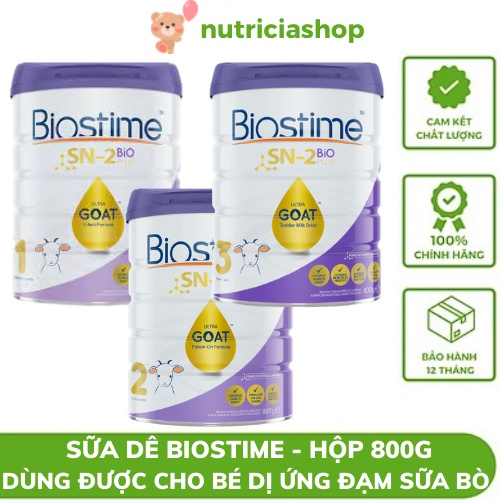 Biostime Sn-2 Bio Plus Ultra Goat Goat Milk No. 1, 2, 3 Boxes Of 800g ...