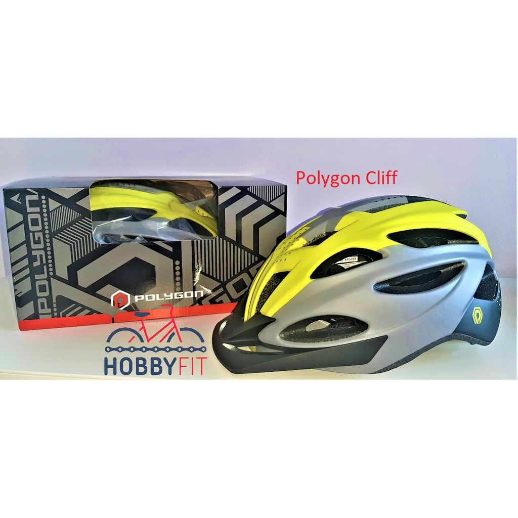 Polygon CLIFF BIKE HELMET FOR MTB ROADBIKE MOUNTAIN BIKE | Shopee Malaysia