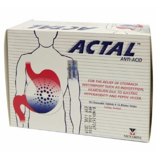 Actal Anti Acid 12 x 10's [ Promo ] (Expiry 03/2025) | Shopee Malaysia