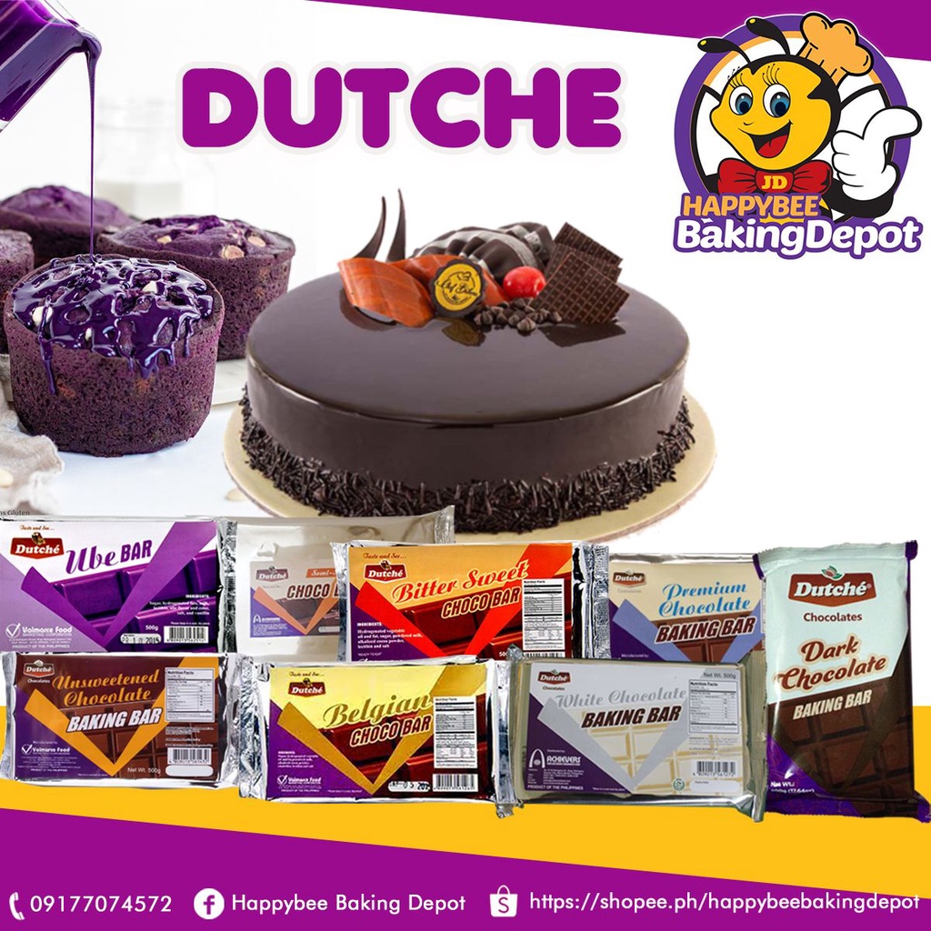 DUTCHE BAKING BAR (UNSWEETENED CHOCOLATE) 500.G | Shopee Malaysia