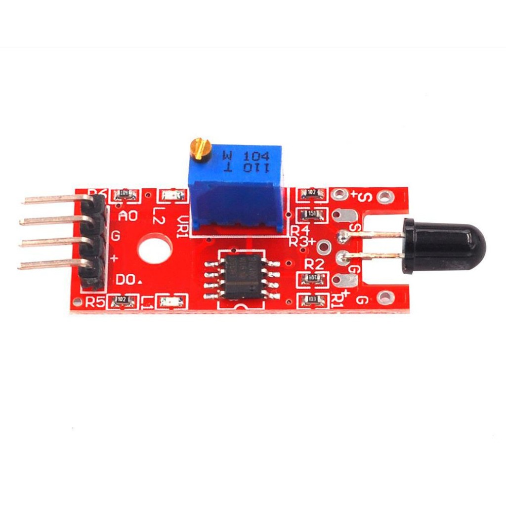 4pin KY-026 IR Flame Sensor Fire Detection Module Detects Infrared ...