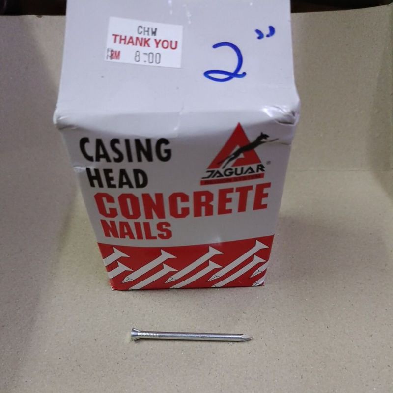JAGUAR CONCRETE NAILS PAKU SIMEN SIZE 3.0 × 50MM (2"INCH) | Shopee Malaysia