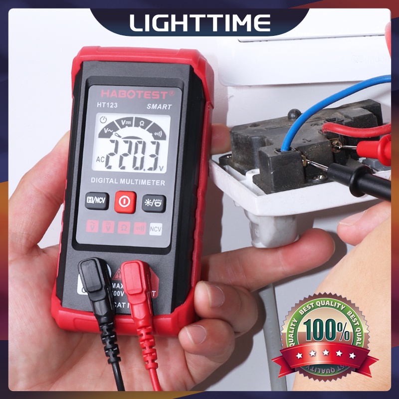 600V Smart Mini Digital Multimeter Auto Ranging AC/DC Voltage Voltmeter ...