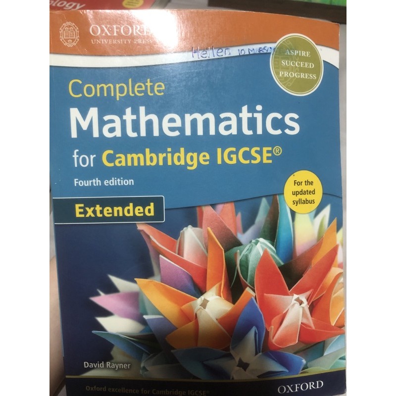 Mathematics Book FOR CAMBRIDGE IGCSE 4th edition | Shopee Malaysia