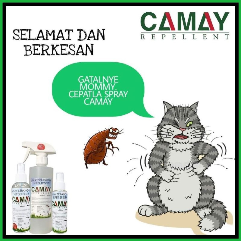 CAMAY SPRAY ANTI KUTU HAIWAN (READY STOCK) | Shopee Malaysia