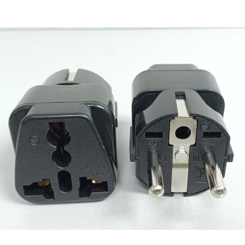 [READY STOCK]UNIVERSAL TRAVEL PLUG ADAPTOR INTERNATIONAL TYPE F GERMANY ...