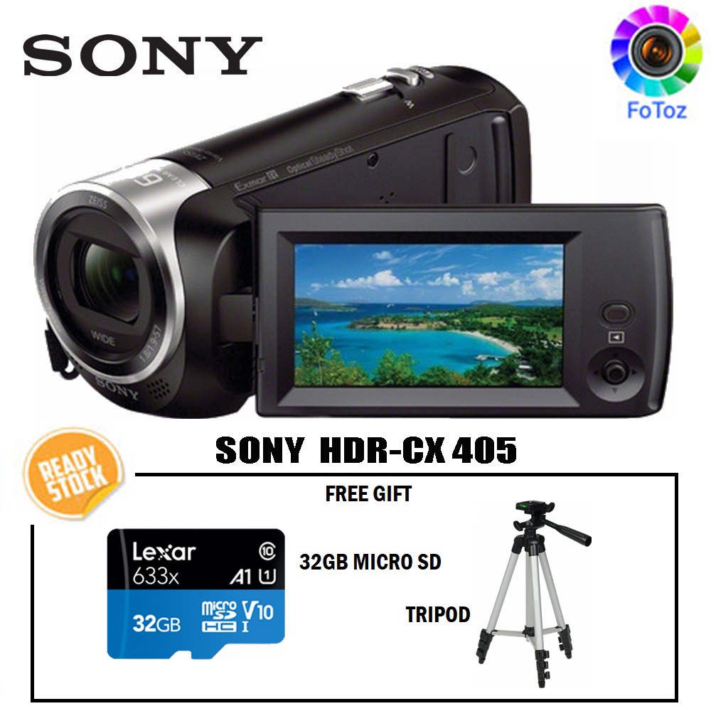[Ready Stock]Sony HDR-CX405 / CX405 HD Handycam | Shopee Malaysia