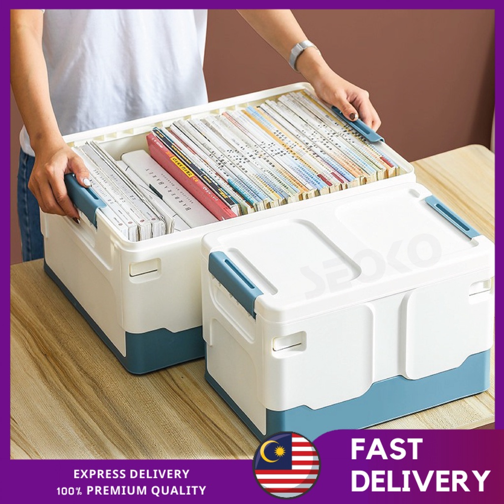 Foldable Storage Box Multipurpose Large Container Student Book Box Toy ...