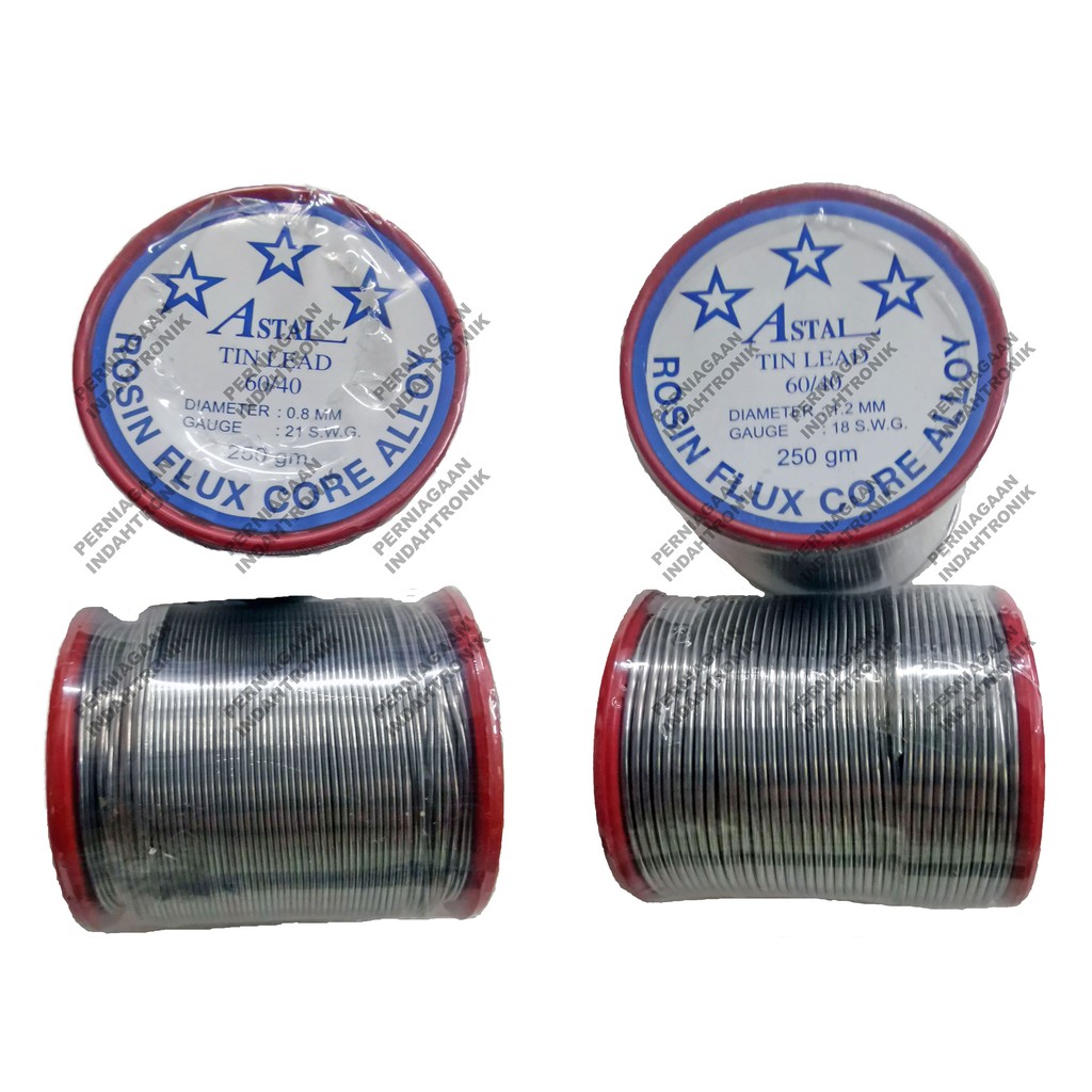 Astal 0.8mm / 1.2mm 250g Pateri Timah Tin Solder Lead Soldering Wire ...