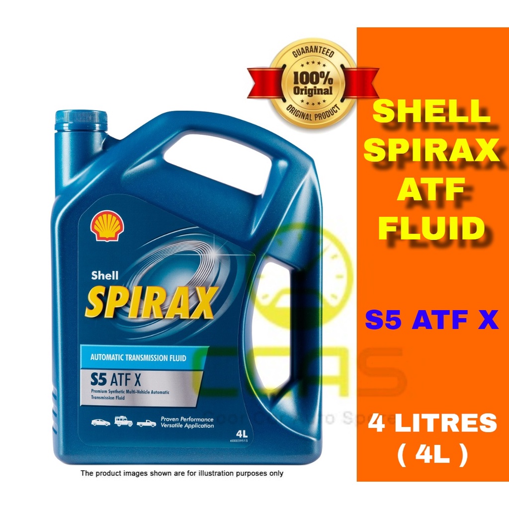 Shell Spirax S5 ATF X 4L Auto Transmission Fluid Gear Oil FORD MERCON V ...