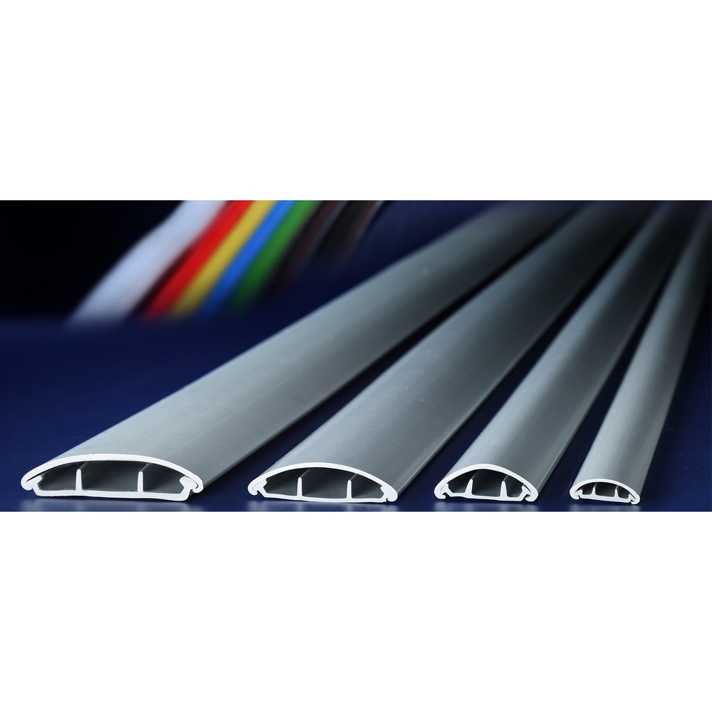 Half Moon Floor Cable Trunking PVC Casing 30MM/ 50MM/70MM (W) x 1 ...