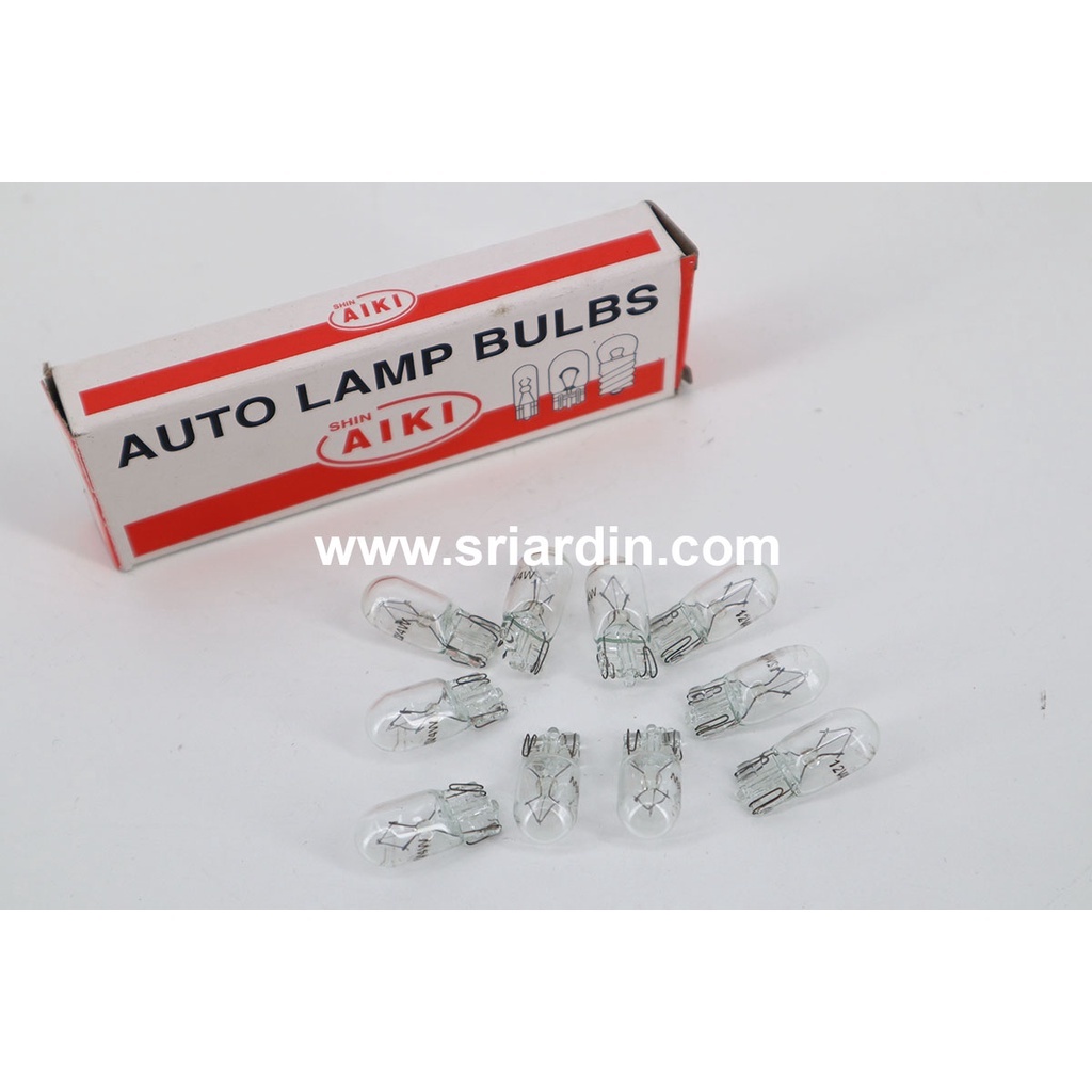 T10 ( 4090 ) 12V 5W / 24V 4W Universal Car / Motor / Lorry Halogen Bulb ...