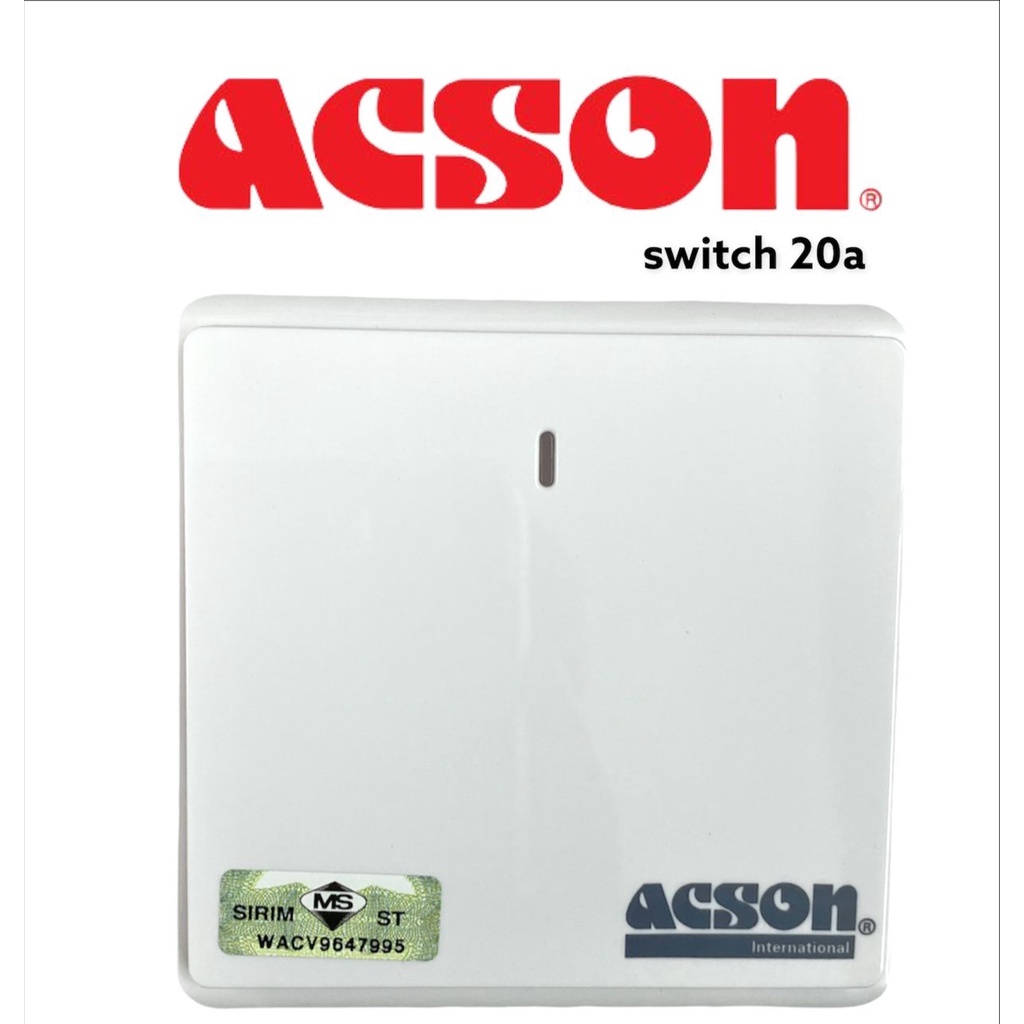 ACSON Water Heater Switch/Aircond Switch 20A/30A | Shopee Malaysia