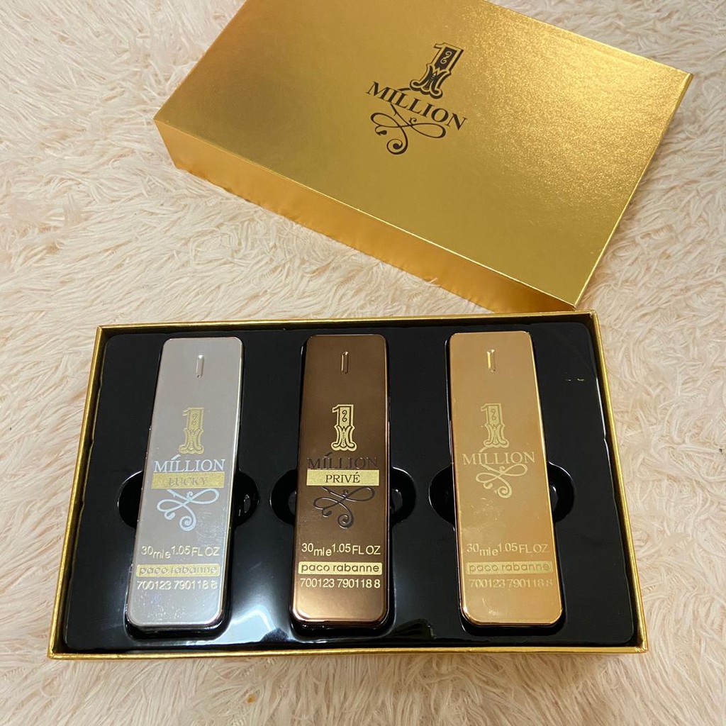 Paco Rabanne 1 Million Gift Box 3in1 30ML | Shopee Malaysia
