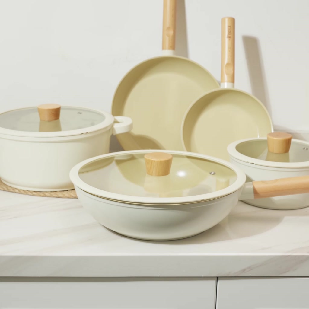 Simplus 24cm Soup Pot Cookware Ceramic Non Stick Coating (PFOA PFAS ...