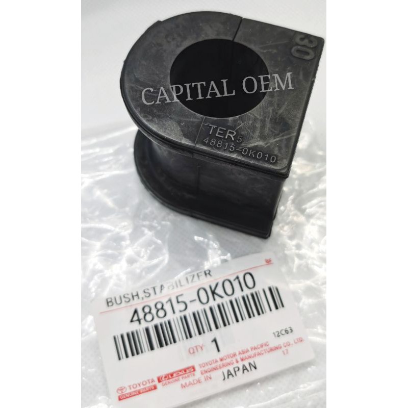 48815-0K010 TOYOTA HILUX INNOVA FORTUNER STABILIZER BAR BUSH FRONT ...