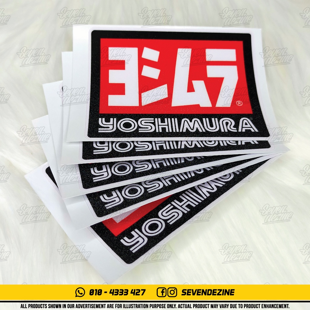 [YOSHIMURA] Sparkling Car Motorcycle Sticker | Shopee Malaysia