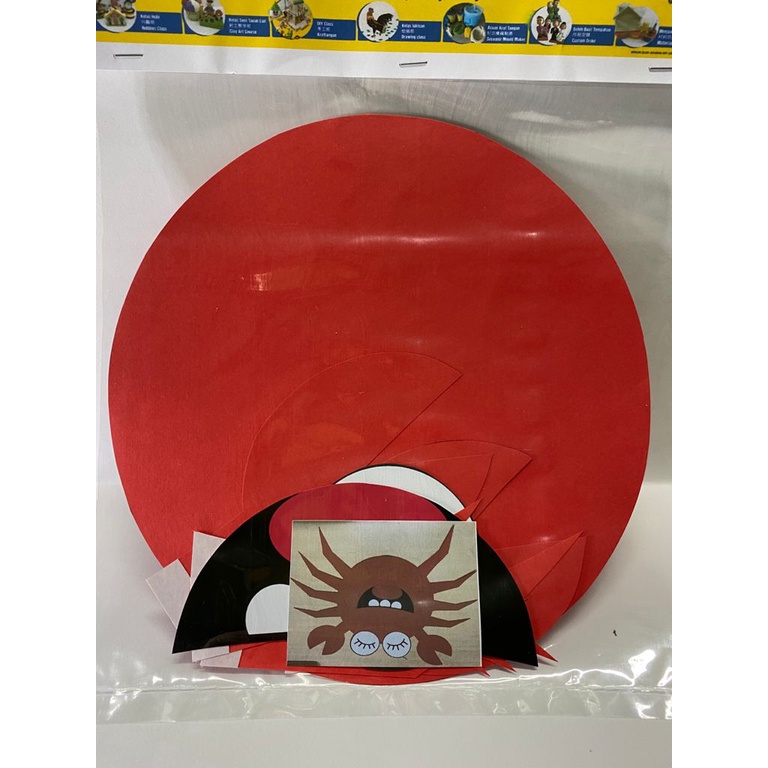 DIY ART Craft Sticker Lady bird, Angry Bird, Crab And Cat | Shopee Malaysia