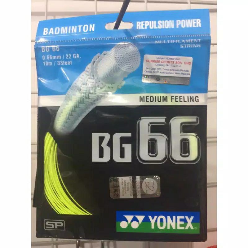 Original YONEX BG 66 strings | Shopee Malaysia