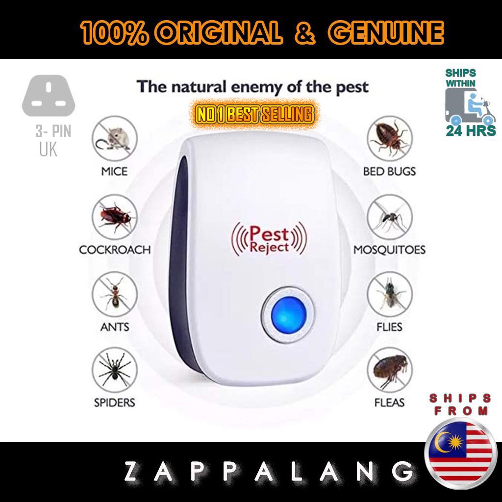 Pest Reject Ultrasonic Repeller Anti Mosquito Repellent Mouse Pest ...