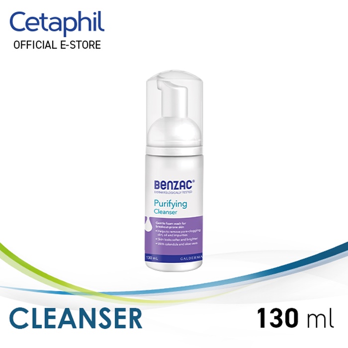 Benzac Purifying Cleanser (130ml) | Shopee Malaysia