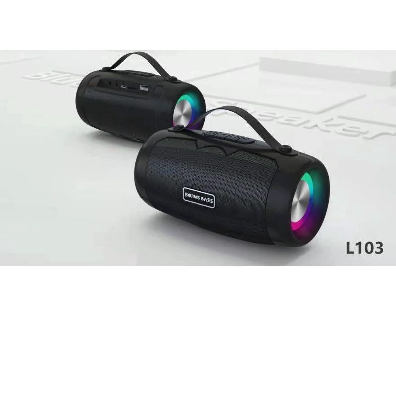 BOOMS BASS L103 TWS Wireless Bluetooth 5.0 Portable Speaker ...