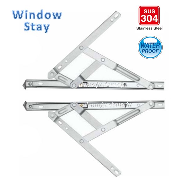Heavy Duty SUS304 Stainless Steel Window Stay Aluminium Glass Window ...