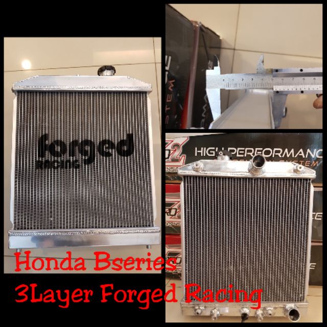 Honda Civic B series AUTO Forged Racing 3Layer Fully Aluminium Radiator ...