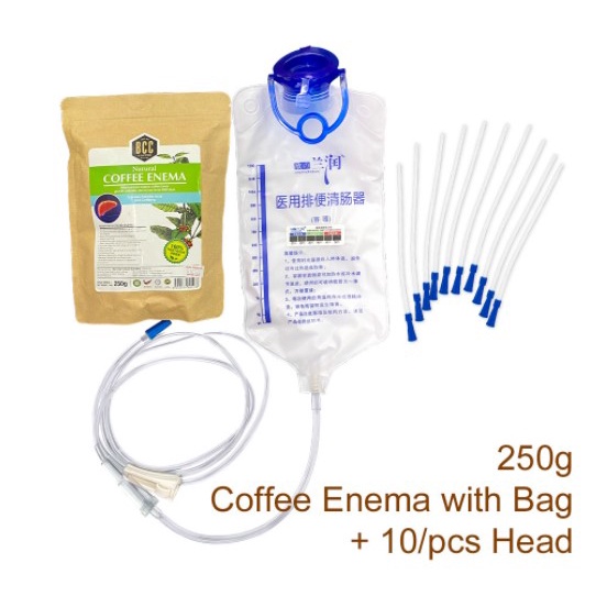 IsALifestyle Medical 1200ml Enema Bag Kits Set Defecation Bowel Cleaner ...