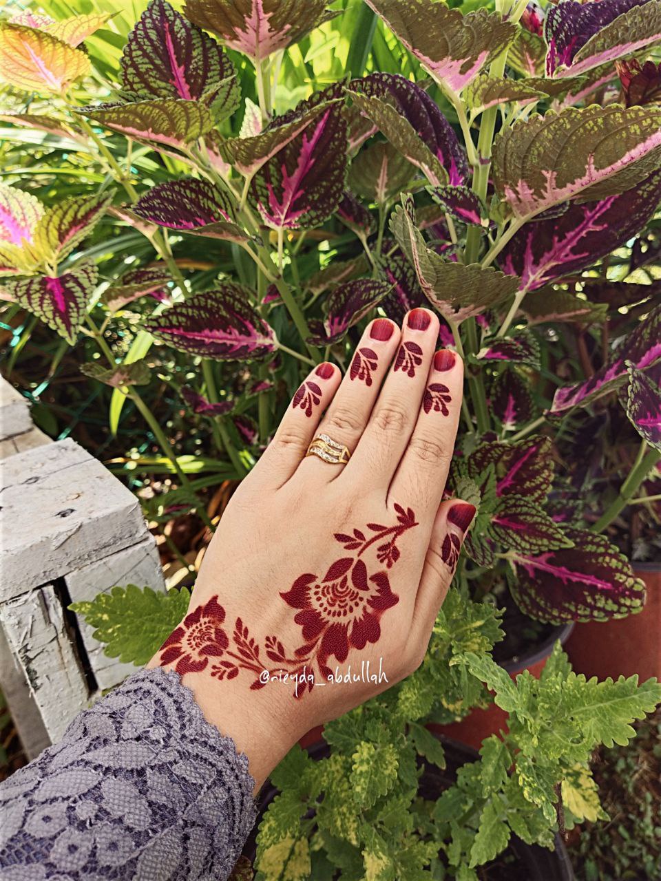 Sticker Inai Murah Stiker Henna Mehndi Nikah Pengantin Tunang Raya New ...