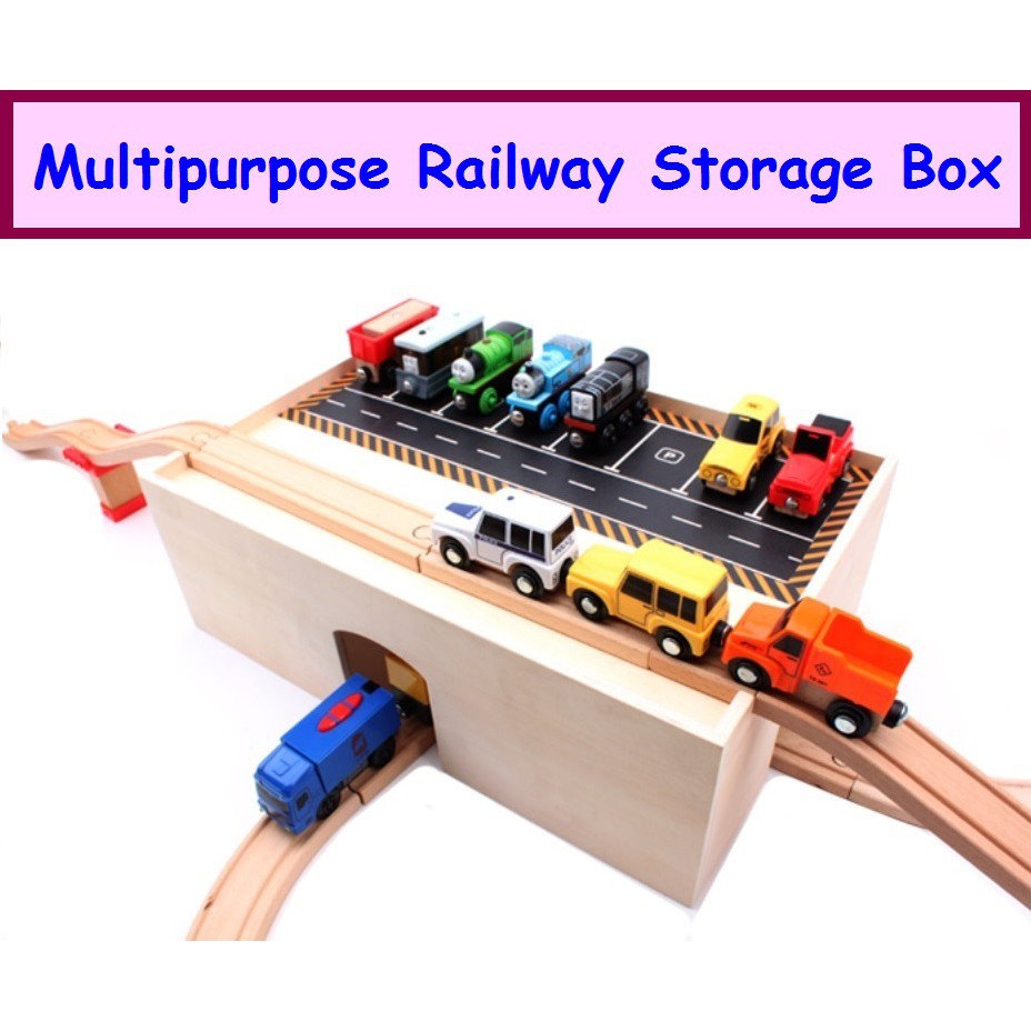 Wooden Train Track {Multipurpose Railway Box} Railway Accessories ...