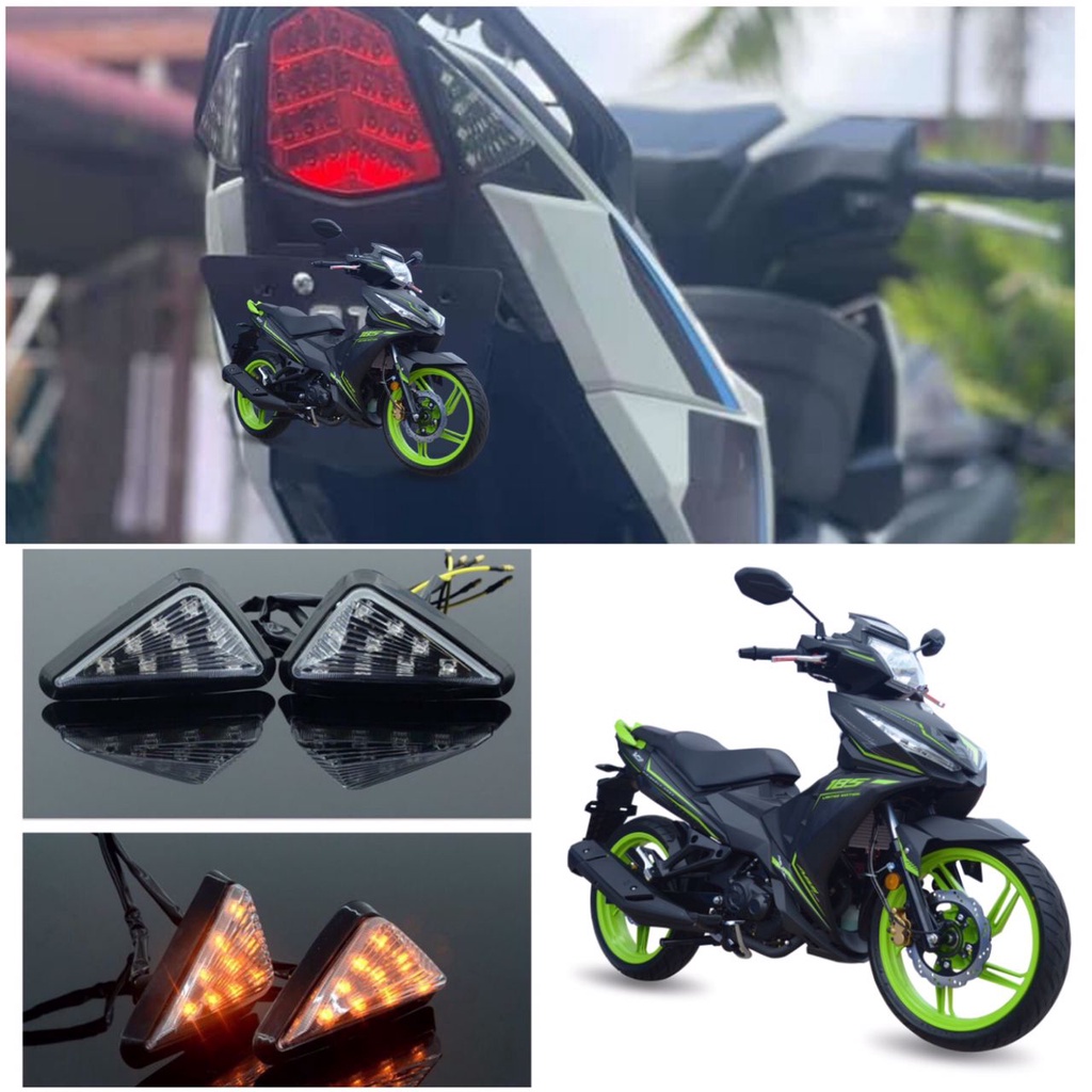 SYM VF3I 185 185CC REAR SIGNAL LED MODIFY LAMPU BELAKANG RCB UMA KOSO DYNOPRO | Shopee Malaysia