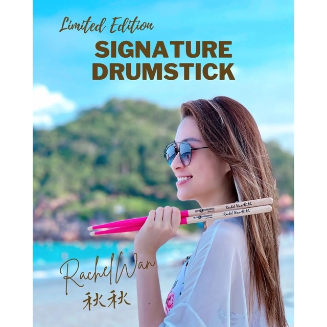 Alpha Drumworks Rachel Wan Qiu Qiu Limited Edition Signature Drumsticks ...