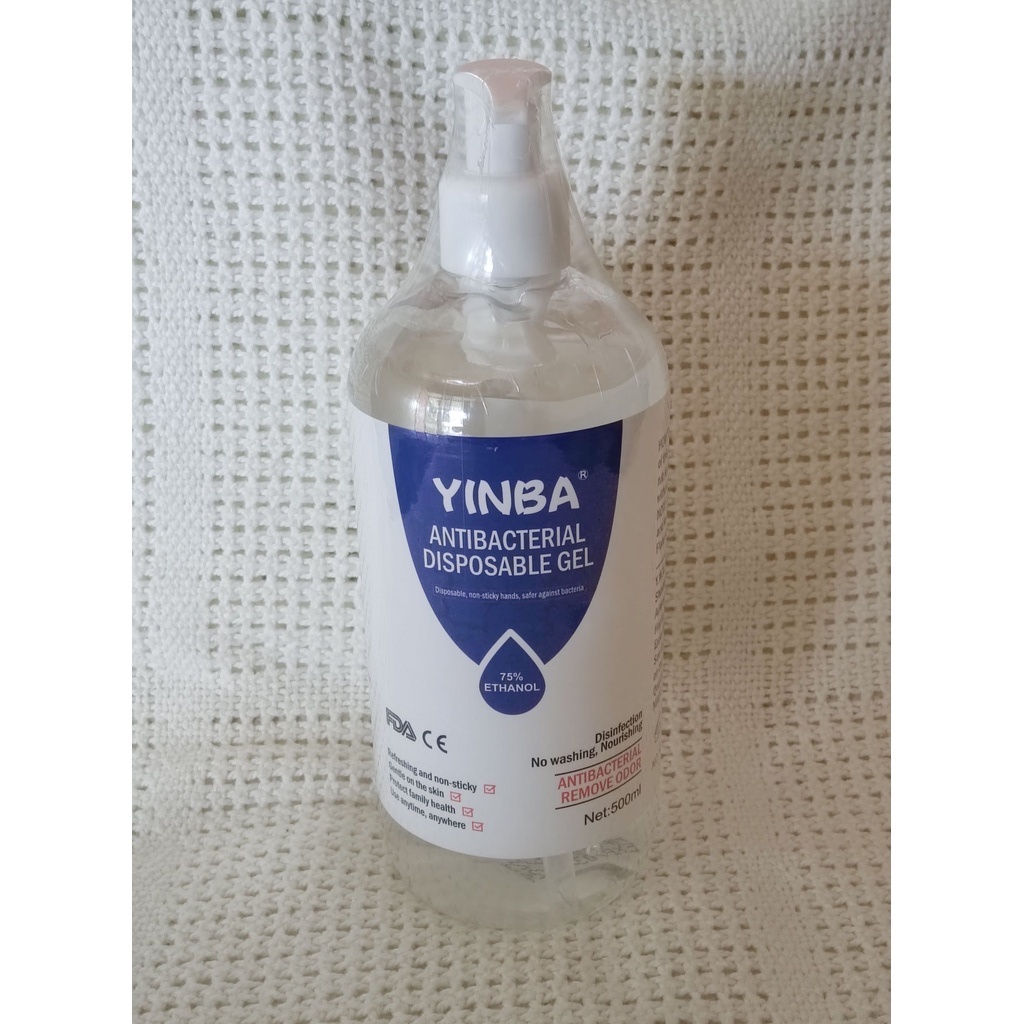 YINBA Antibacterial Disposable Hand Sanitizer Gel 500ml (Ready Stock ...