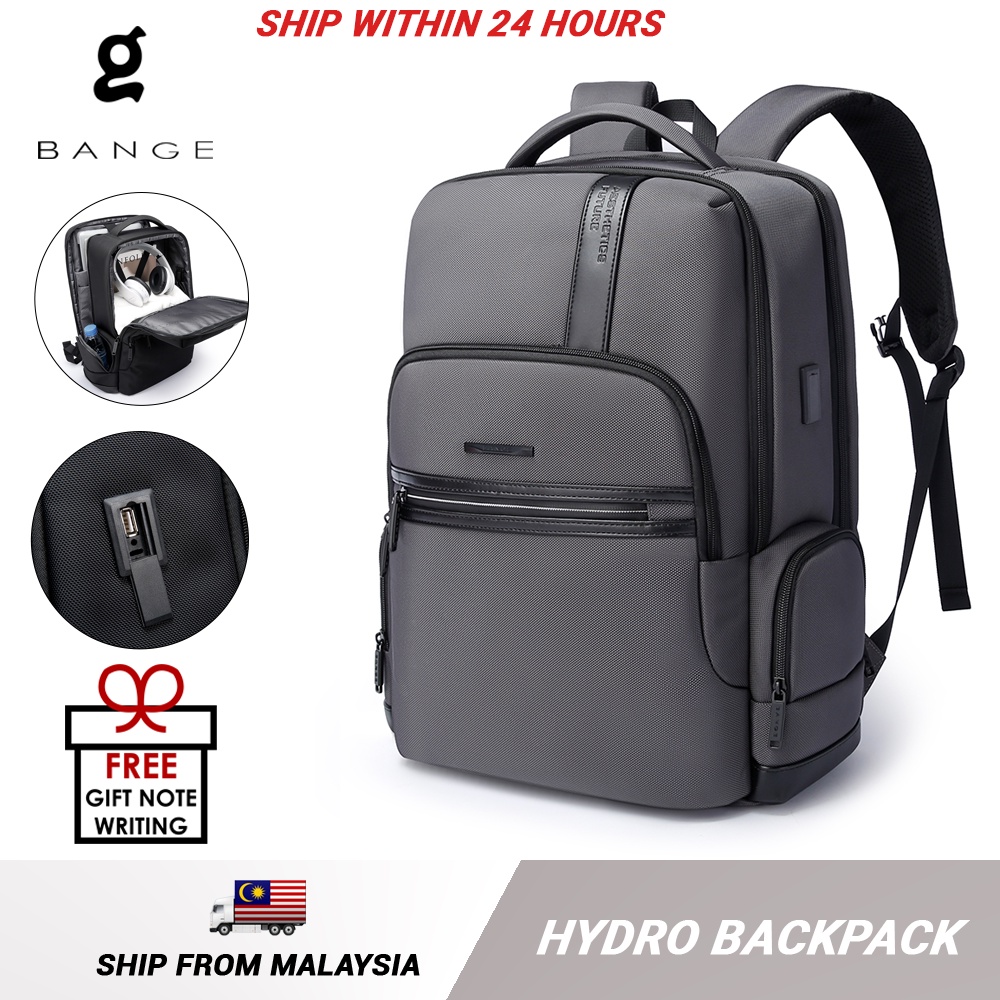 BANGE Hydro Laptop Backpack Multi Compartment (15.6") | Shopee Malaysia