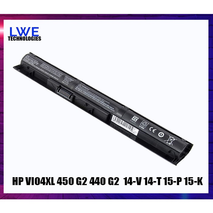 HP VI04 VIO4 V104 HPV104 HPVI04 VI04XL VI04048-CL G6E88AA 450 G2 440 G2 14-V 14-T 15-P 15-K 445 ...