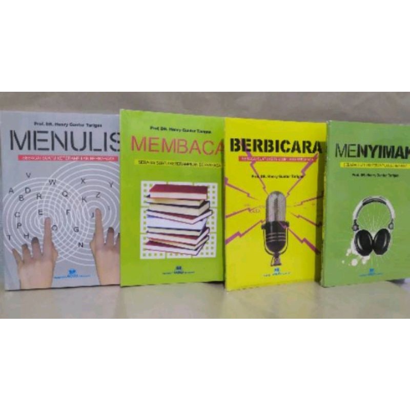 Henry Guntur Tarigan Language Skills Series Book 1 Package (Listening ...