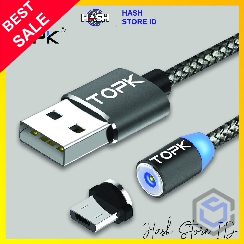 Topk Micro USB Magnetic Charger Cable | Shopee Malaysia