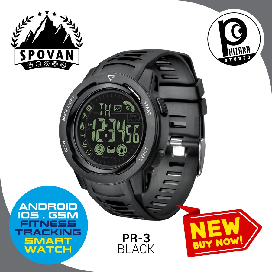 [Ready Stock] SPOVAN PR3 Bluetooth Android iOS GSM Digital Fitness ...