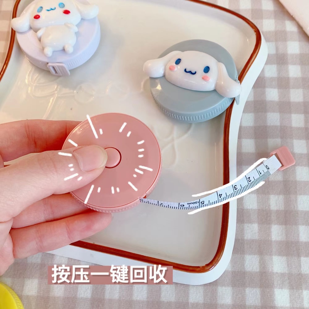 Cartoon Cute Bunny Mini Tape Measure Automatic Retractable Portable ...