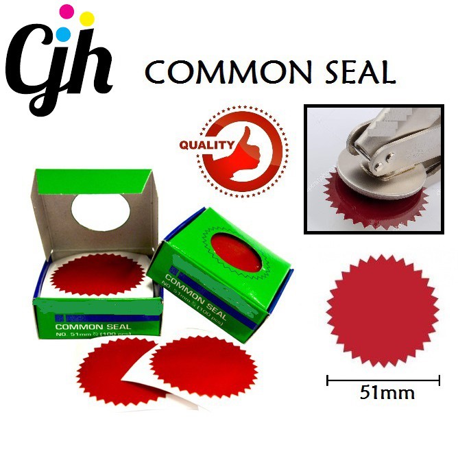 Common Seal Sticker 51mm (2Inch) | Shopee Malaysia