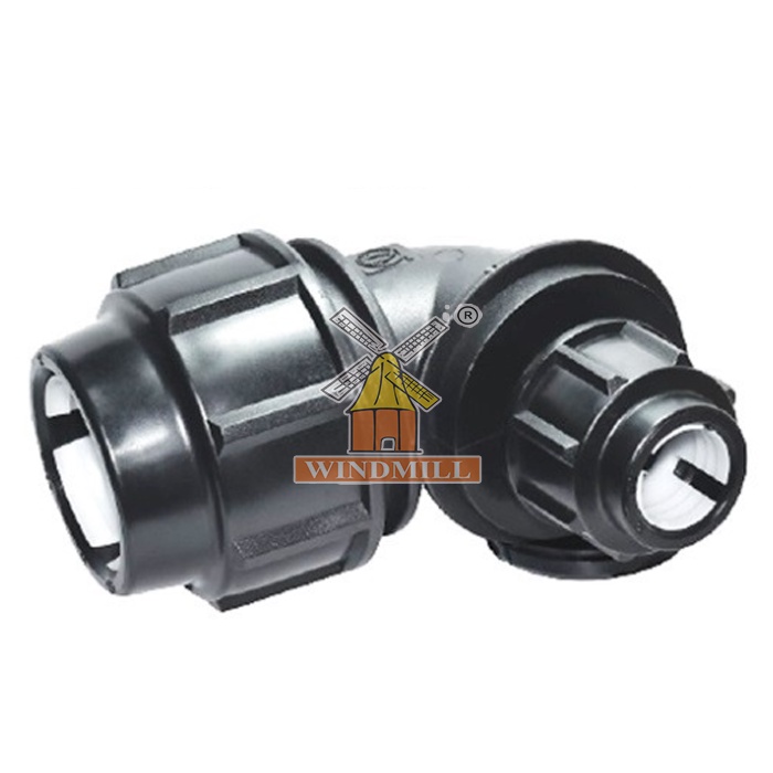 [1pieces] Reducing Elbow HDPE PP Compression Poly Polypipe Fitting Paip ...