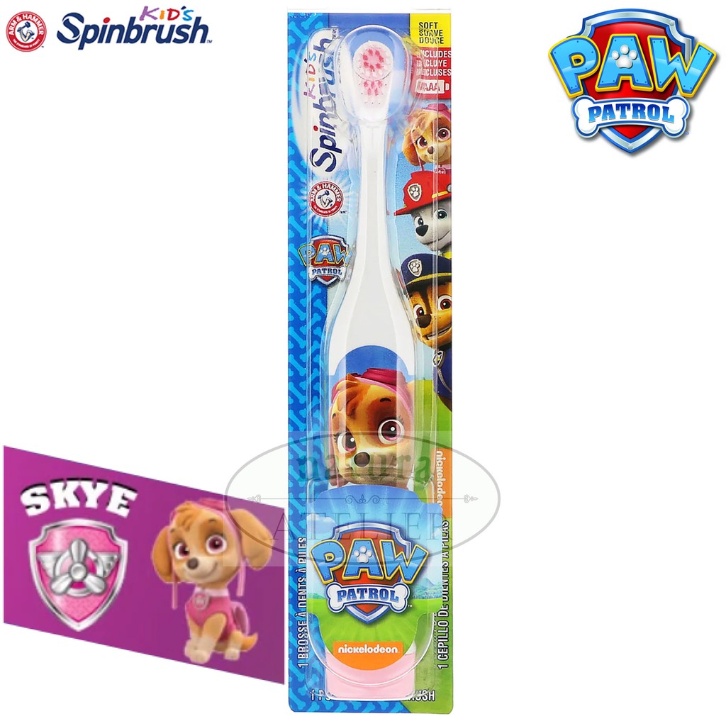 Spinbrush Kids Battery Electric Toothbrush Berus Gigi, for Children 3 ...